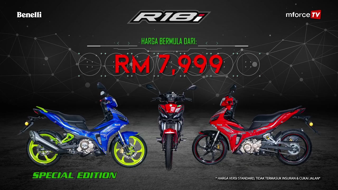 2021 Benelli R18i – Arena Motosikal