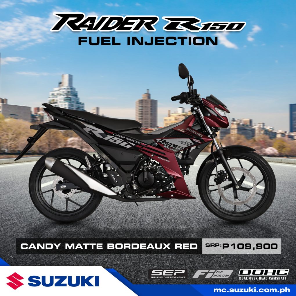 2022 Suzuki Raider R150 FI (Philippines) – Arena Motosikal
