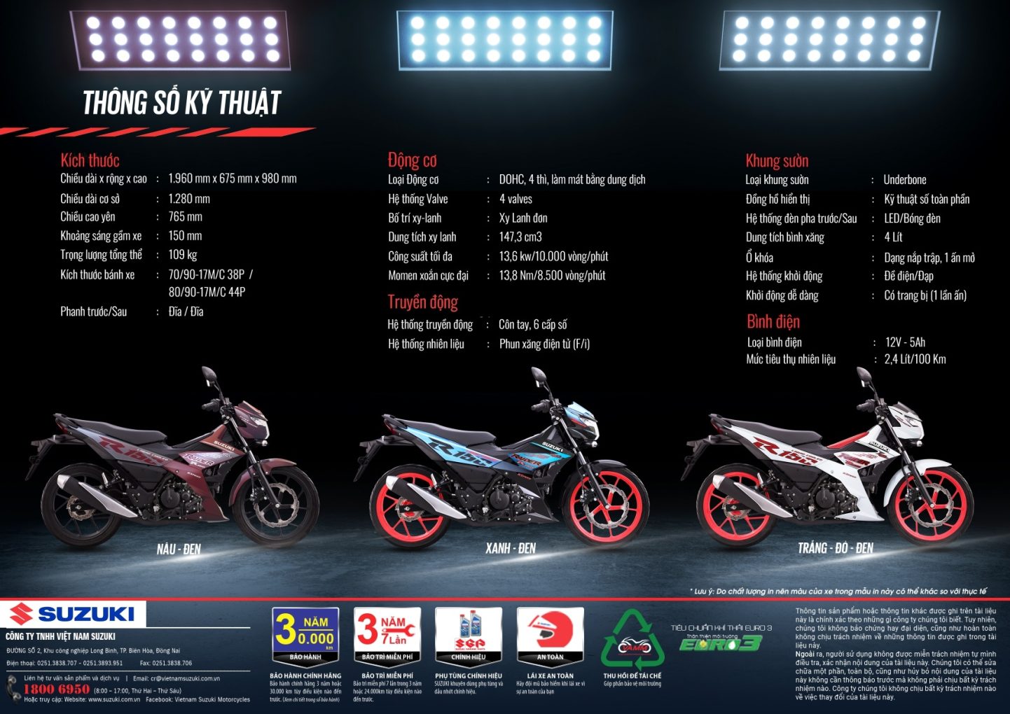 2023 Suzuki Raider R150 (Vietnam) – Arena Motosikal