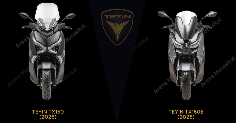 TEYIN TX150 (2025) VS TX150e (2025) – 1 – Arena Motosikal