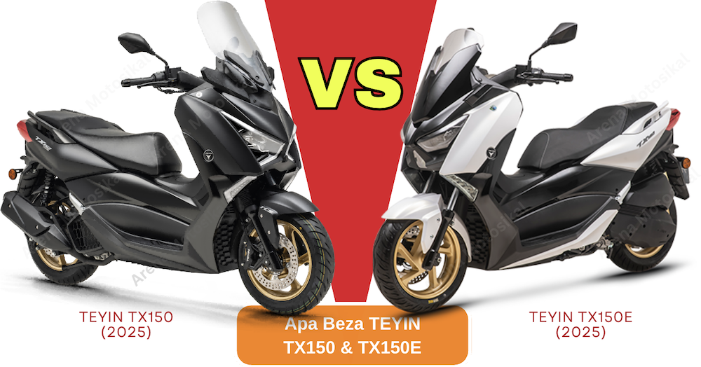 teyin tx150 dan teyin tx150e – Arena Motosikal