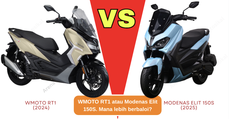 Pilih mana satu: Modenas Elit 150S atau WMOTO RT1 (2024)? – Arena Motosikal