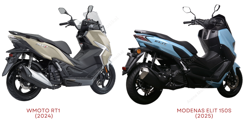 Pilih mana satu: Modenas Elit 150S atau WMOTO RT1 (2024)? – Arena Motosikal