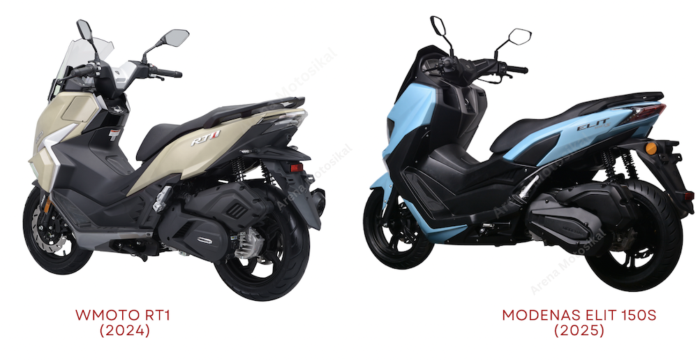 Pilih mana satu: Modenas Elit 150S atau WMOTO RT1 (2024)? – Arena Motosikal