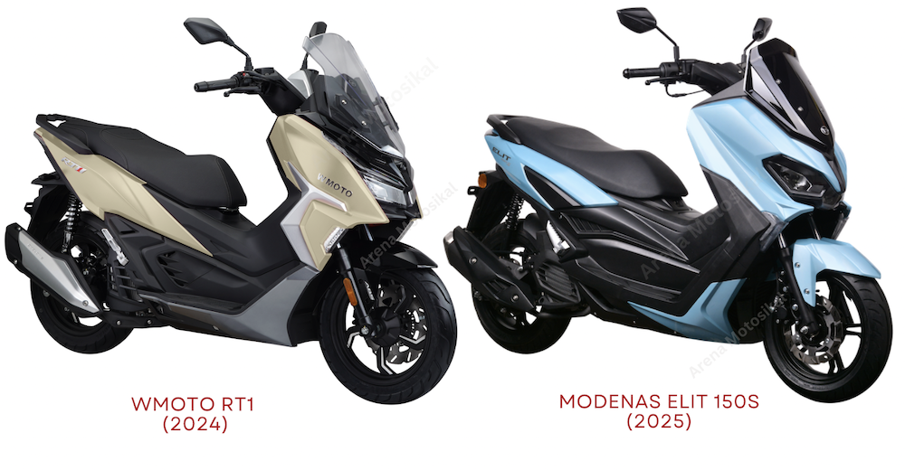 Pilih mana satu: Modenas Elit 150S atau WMOTO RT1 (2024)? – Arena Motosikal