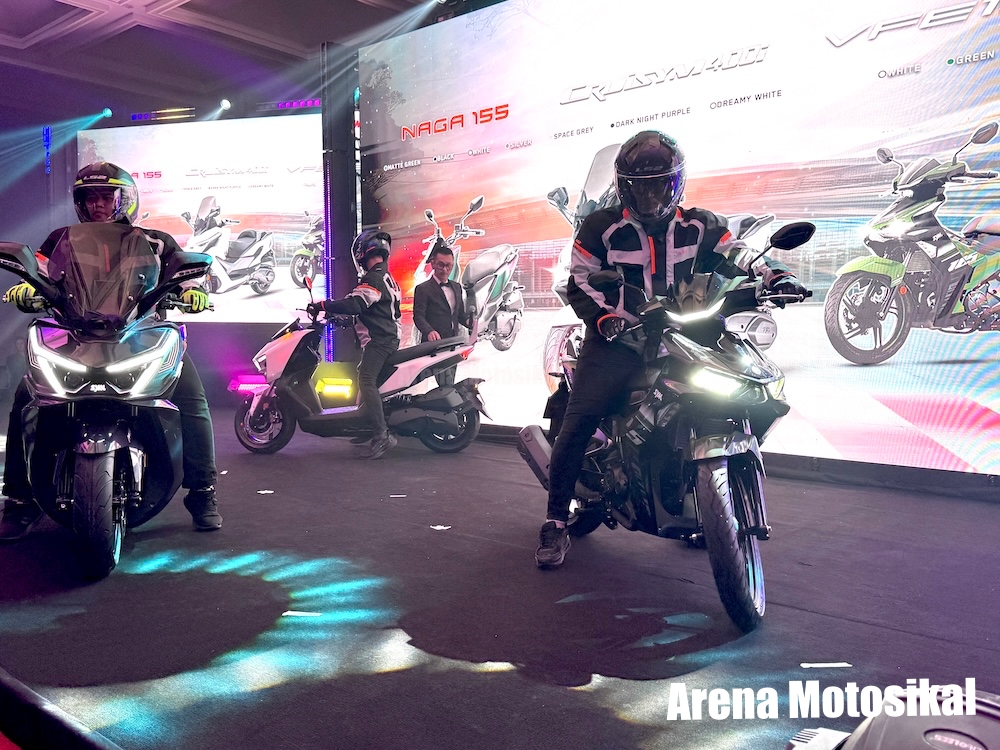 Cerita Gambar: SYM VFE 185i (2025) supermoped berwajah baru sudah tiba ...