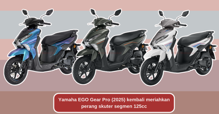 Yamaha EGO Gear Pro (2025) jadikan saingan dalam segmen skuter 125cc ...