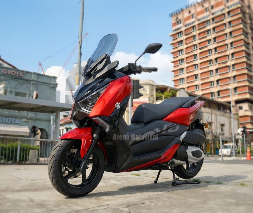 Aveta NOVA 250 (2026) hadir dengan pilihan warna merah Shining Red ...