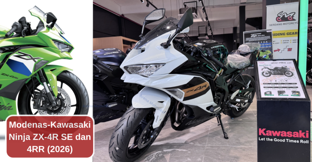Kawasaki Ninja ZX-4R SE dan Ninja ZX-4RR (2026): Ini spesifikasi dua ...