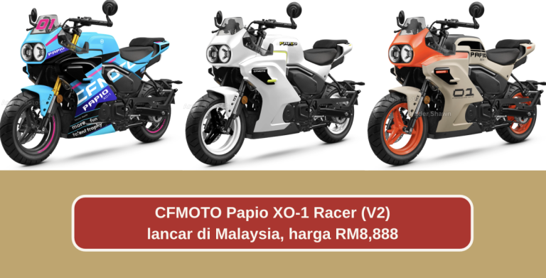 CFMOTO Papio XO-1 Racer V2: Fun bike bergaya jentera sport lancar di ...
