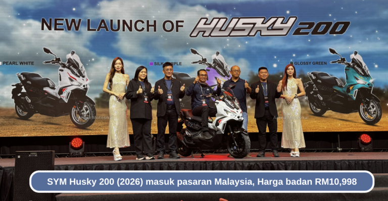 SYM Husky 200 (2026) muncul di Malaysia Bike Show – Spesifikasi penuh ...